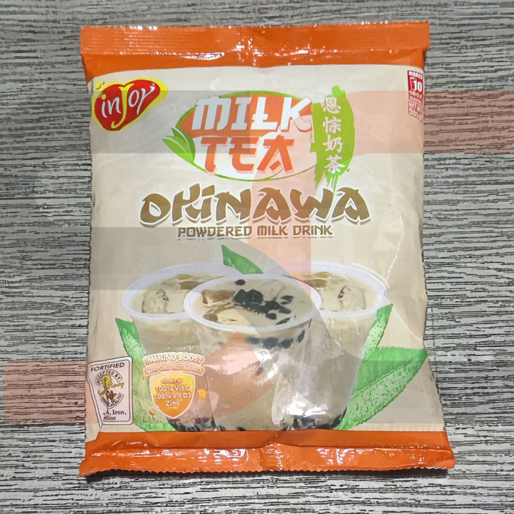 Injoy Okinawa Milk Tea 500g Supercharge | Lazada PH