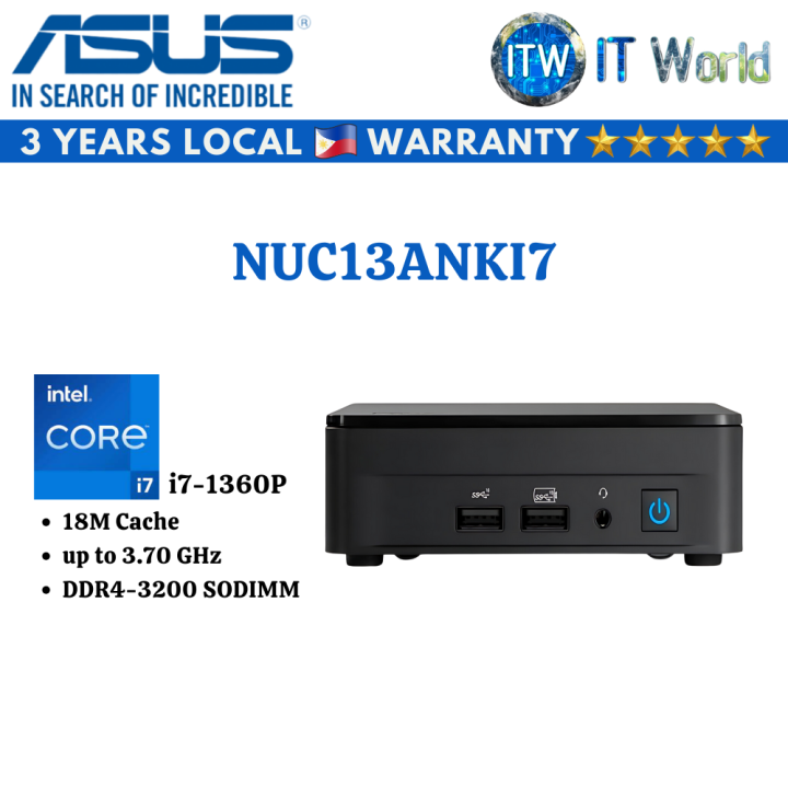 ASUS NUC 13 PRO NUC13ANKI7 Slim Barebone System | Lazada PH