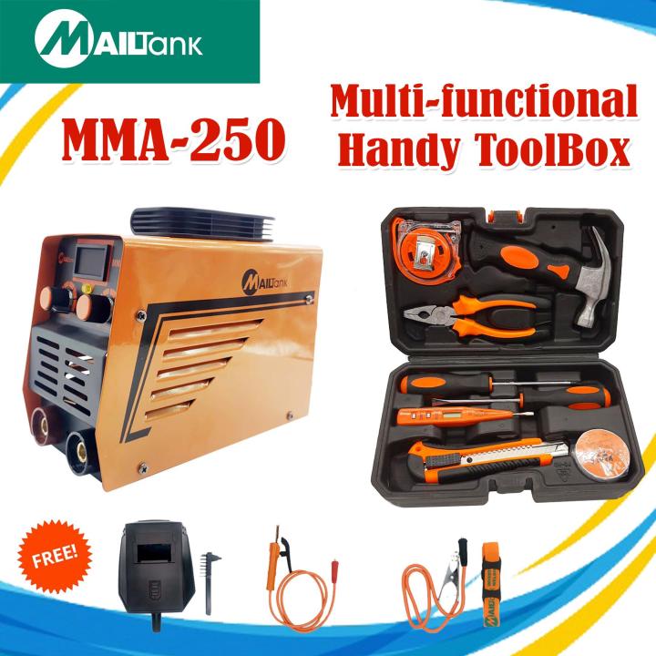 MAILTANK (SH89+SH147) MMA-250 IGBT Portable Inverter Welding Machine & Multi-functional Handy ...