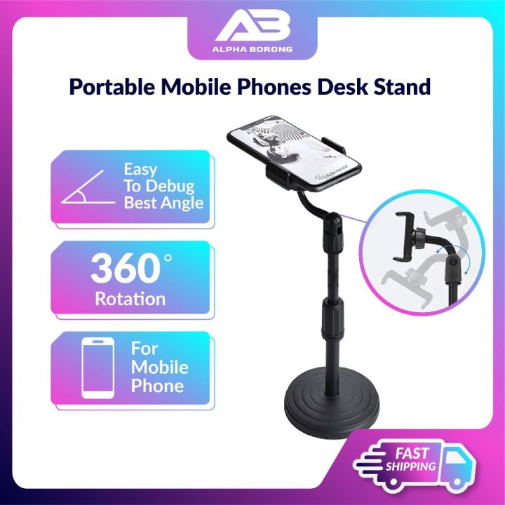 270° Adjustable Portable Mobile Phone Holder FB IG Live Streaming Video ...