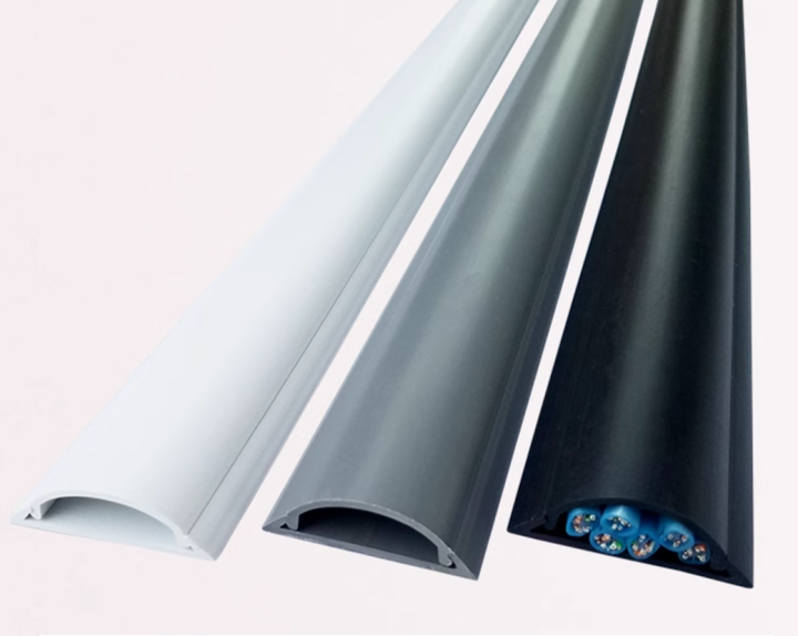 PVC trunking Cable Management Raceway Cord Cover size 45*14mm with ...