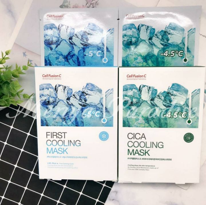 Cell Fusion C First Cooling Mask / Cica Cooling Mask 冰感面膜 | Lazada