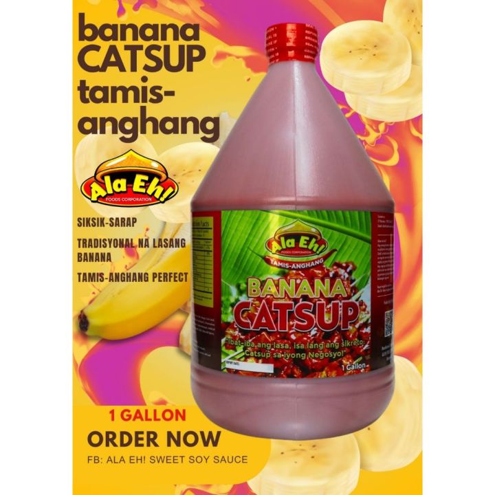 Banana Catsup Tamis Anghang 1 Gallon | Lazada PH