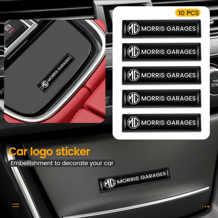 10pc Car Styling Custom 3D Epoxy Resin Emblem Body Badge Sticker Decals ...