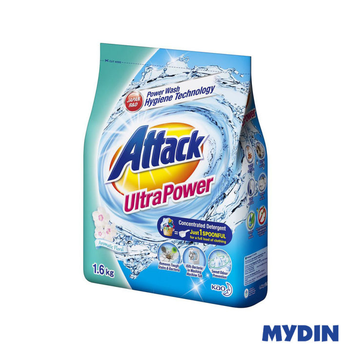Attack Detergent Powder 1.6kg - 2 Variants | Lazada