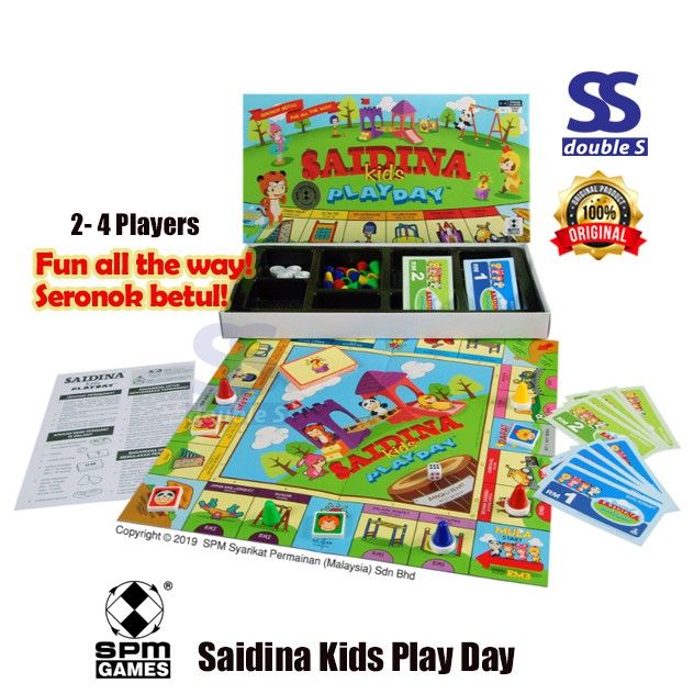 Saidina Kids PlayDay /SPM Board Game (SPM20) | Lazada