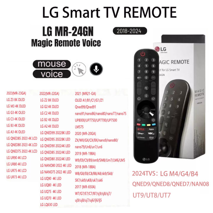 Nilank Magic REMOTE Voice/Mouse Control Smart TV LG ONLY MR24GN FOR2020 ...