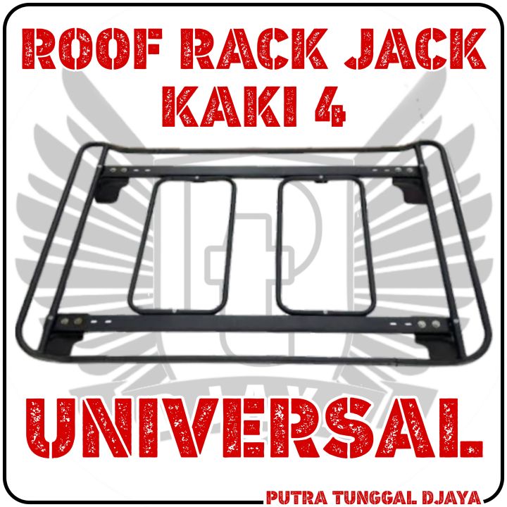 Roof Rack Jack Kaki 4 - Rak Bagasi Atas Atap Mobil - RoofRack Universal ...