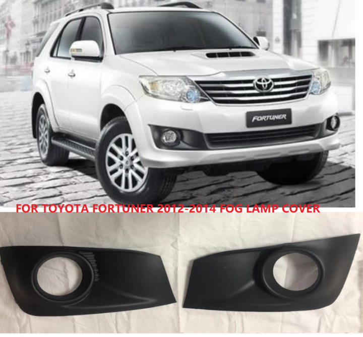 For TOYOTA FORTUNER 2012 2013 2014 Fog Light Cover Front Bumper Fog ...