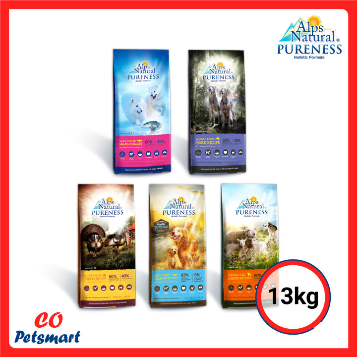 Alps Natural Pureness Dog Food 13kg | Lazada