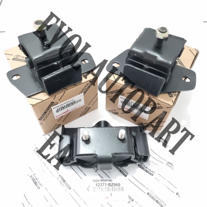 Engine Mounting Set Kanan/Kiri/Transmisi Rush Terios Original 3pcs ...