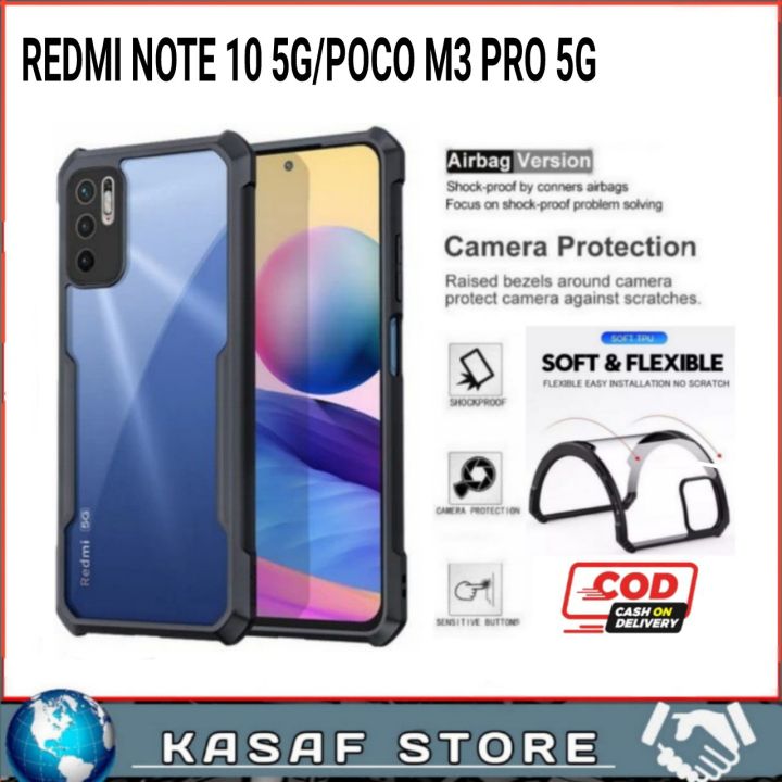 Casing Hardcase Xiaomi Poco M3 PRO 5G Redmi NOTE 10 5G Case Transparant ...
