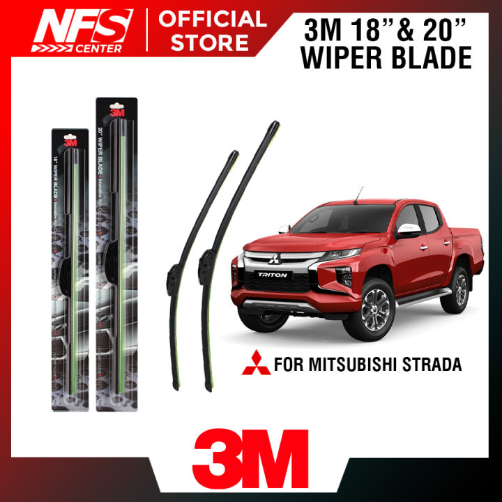 3M Auto Original Frameless Wiper Blade Bundle Set 18" & 20" for ...
