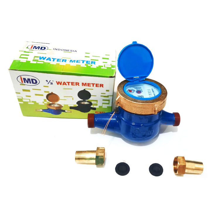 METRAN AIR ALAT UKUR AIR STANDAR PDAM 1/2 SNI / WATER METER BODY BESI 1 ...