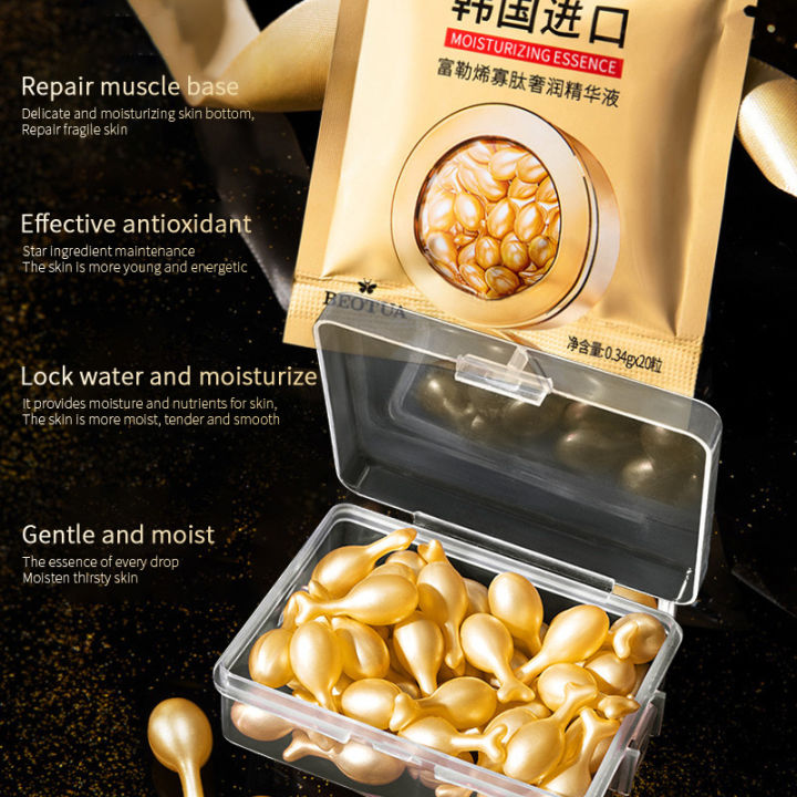 1PC Hydrating Highly Effective Gold Capsule Skincare Routine Firms And ...