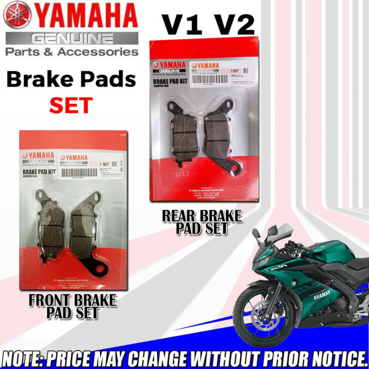Genuine Yamaha Brake pad front & rear Set for NMAX v1 & v2 | Lazada PH