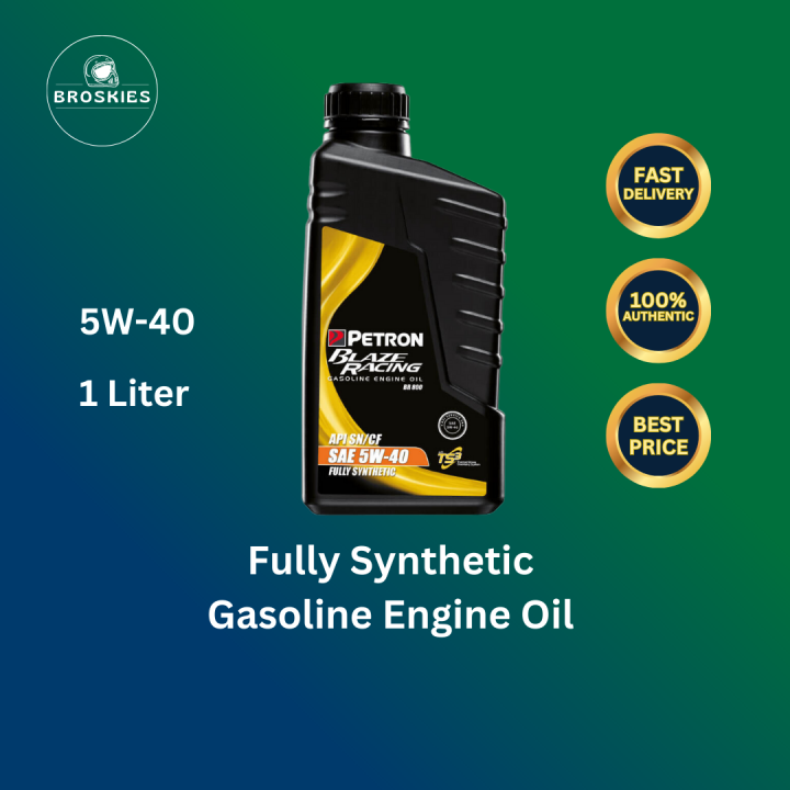 PETRON BLAZE RACING BR800 FULLY SYNTHETIC GASOLINE ENGINE OIL (ULTRON ...