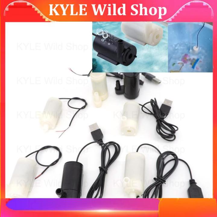 KYLE Wild Shop Mini USB 5V DC Low Voltage Small Water Pump Micro Submersible Fountain Pump ...