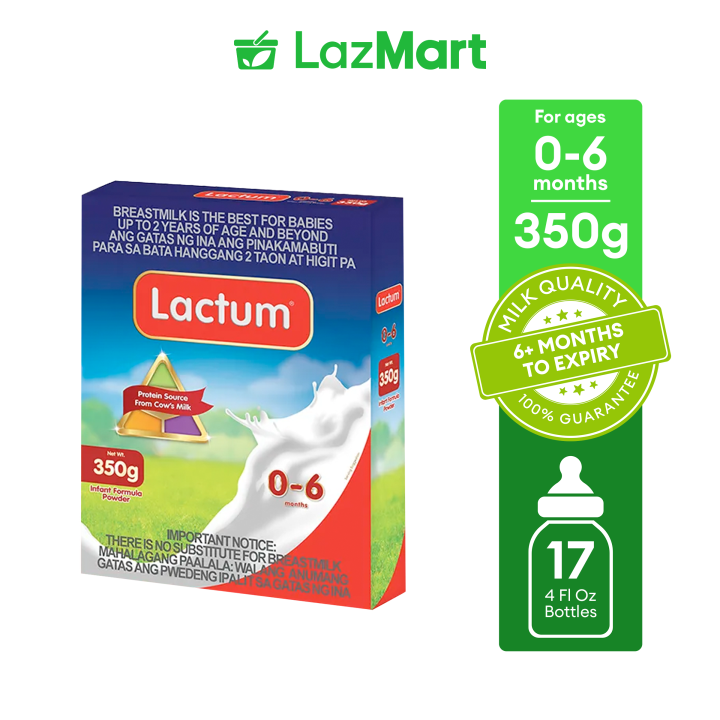 Lactum for 0-6 Months Old 350g Infant Formula Powder | Lazada PH