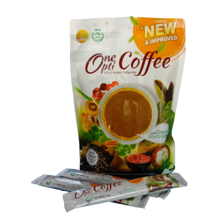 JDees ONE OPTI COFFEE 100% Original 12in1 Instant Coffee Mix | Lazada PH