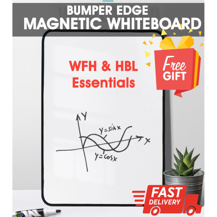 (FREE GIFTS) A3 A4 Double Sided Whiteboard Home Work Home Office ...