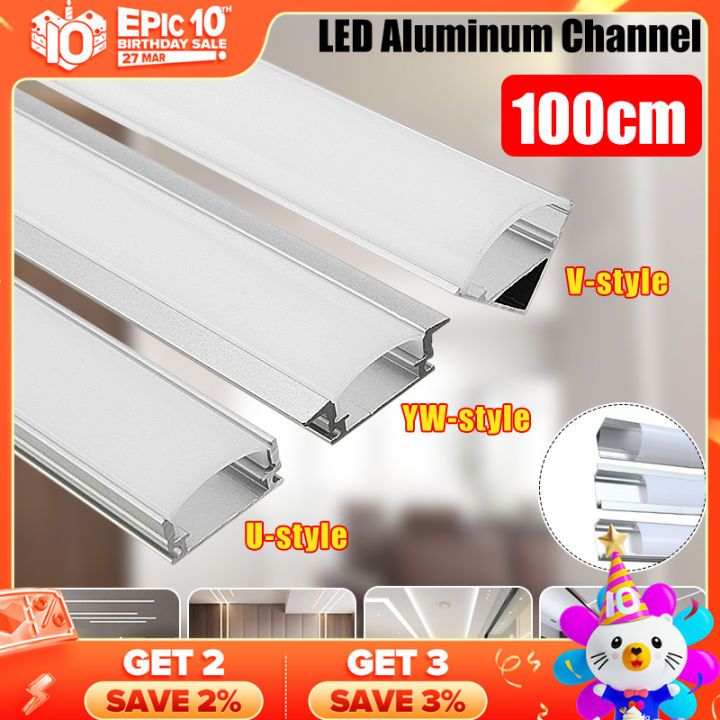 【10% off for 2 items + 1-3 Day Delivery】(100cm) U/V/YW Shape Aluminum ...