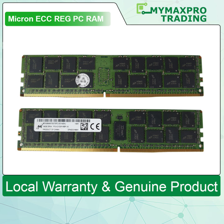 【READY STOCK】Micron ECC REG PC RAM 16GB / DDR3 / DDR4 / LONGDIMM ...