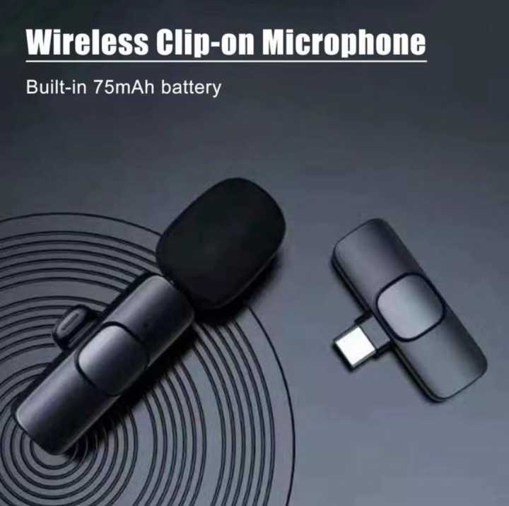 K8 Microphone Mic Clip On Youtuber Wireless Usb/Mic Youtuber bluetooth ...