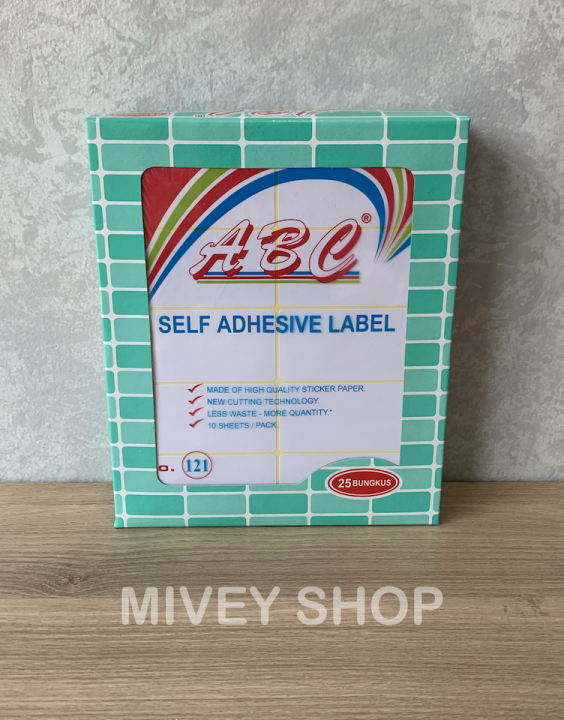 Sticker Label ABC No. 121 | Lazada Indonesia
