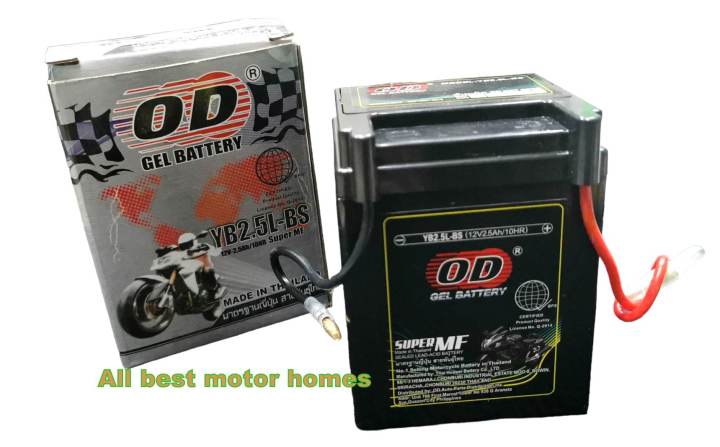 OD BATTERY GEL TYPE FOR ALL MOTORS | Lazada PH