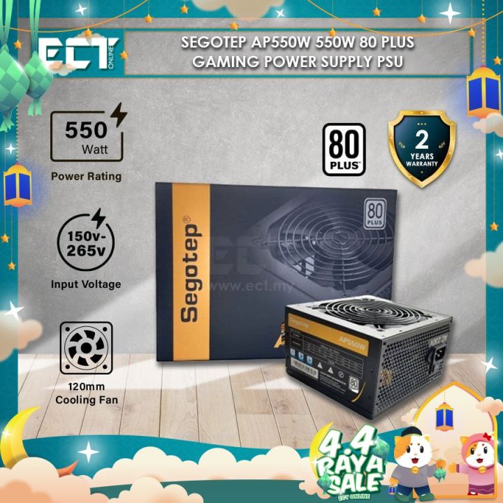 Segotep AP550W 550W / AP650W 650W 80 Plus Gaming Power Supply PSU | Lazada