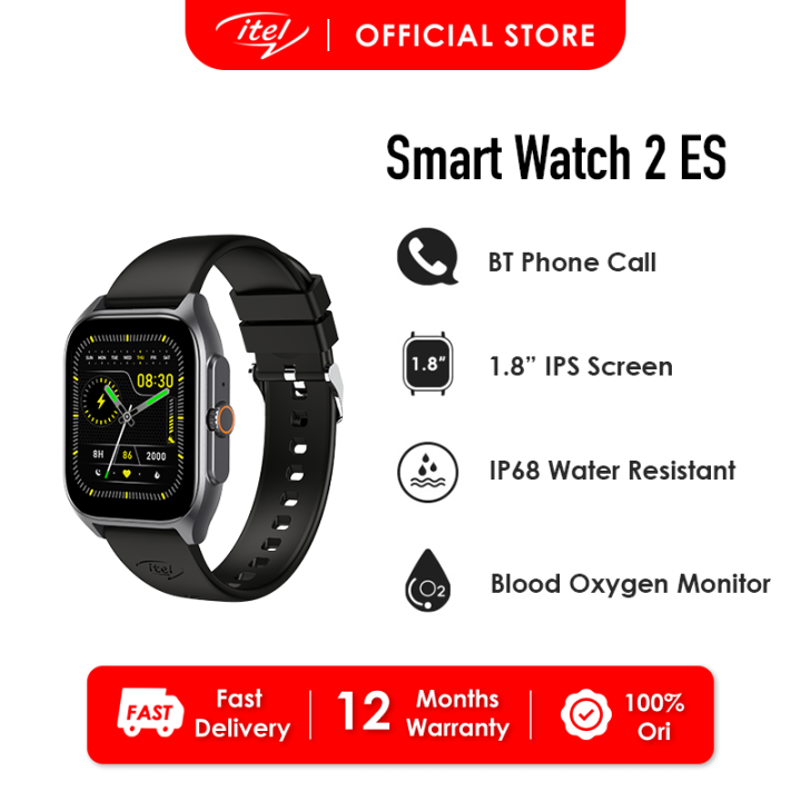 itel smartwatch 2ES (ISW-12) Bluetooth Phone Call IP68 Water Resistant ...