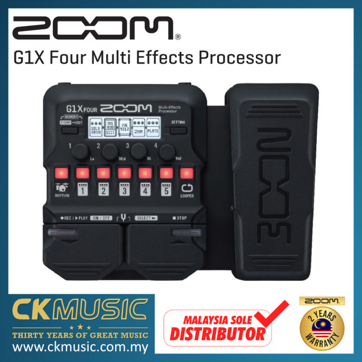 Zoom G1X Four - Guitar Multi-Effects Processor | Lazada