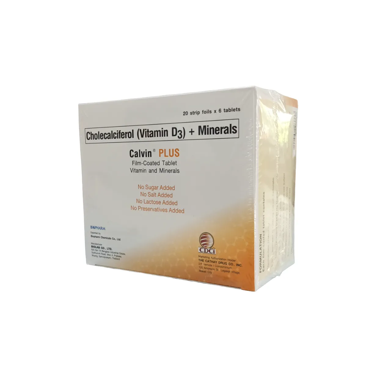 Calvin Plus tablet 120s | Lazada PH