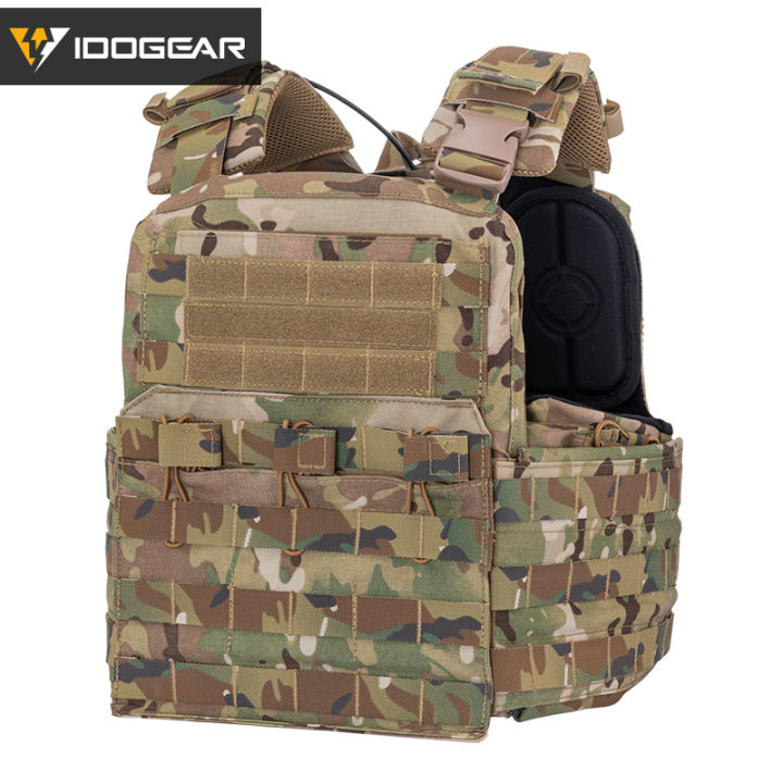 IDOGEAR Tactical Vest CPC Plate Carrier with 2pcs Plates Cherry MOLLE ...