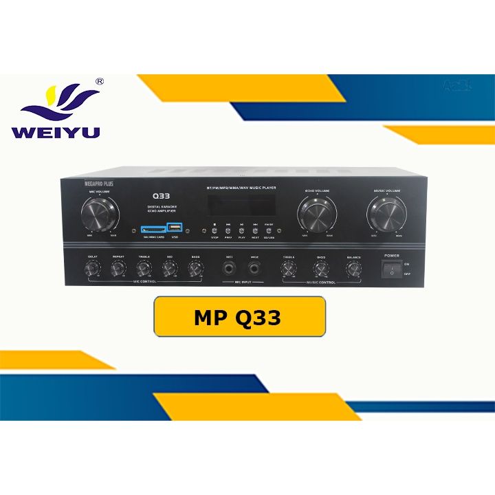 Megapro Plus MP Q33 Stereo Mixing Amplifier | Lazada PH