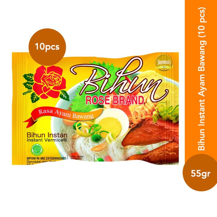 Rose Brand - Bihun Instant Ayam Bawang 10 pcs | Lazada Indonesia