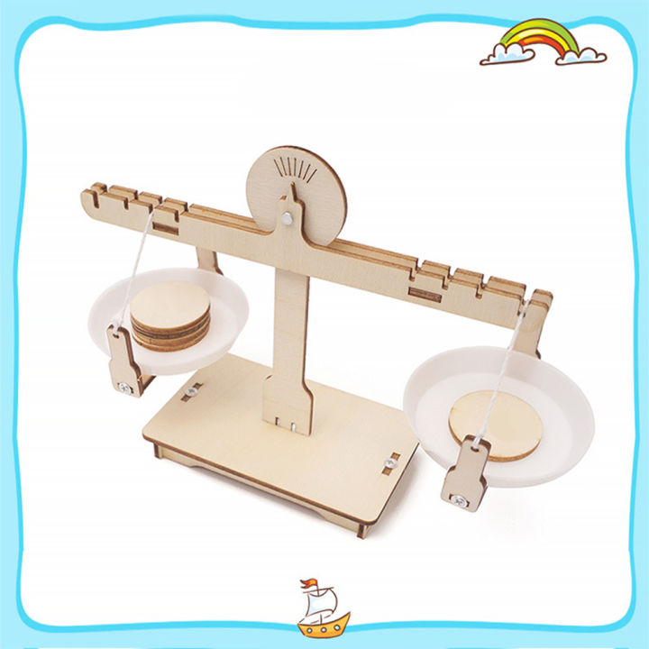 DIY Balance Scale Lever Wooden Weighing Scale Science Math Teaching ...