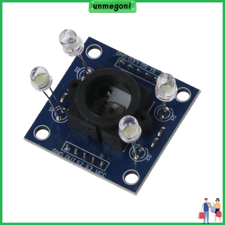 UNMEGONI TCS3200 Color Sensor Module 3V-5V TCS230 Color Recognition Sensor Module Color Sensor ...