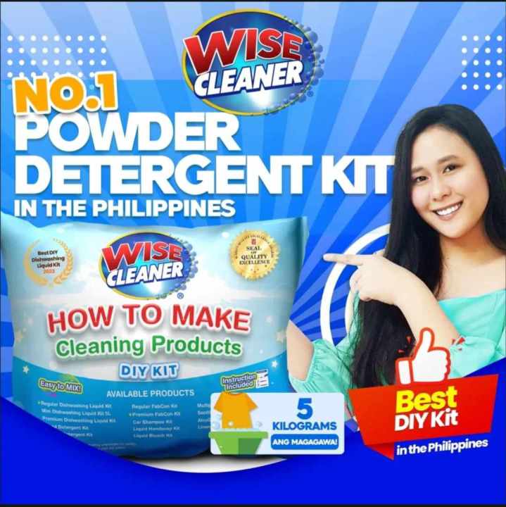 PREMIUM POWDER DETERGENT KIT WISE CLEANER | Lazada PH