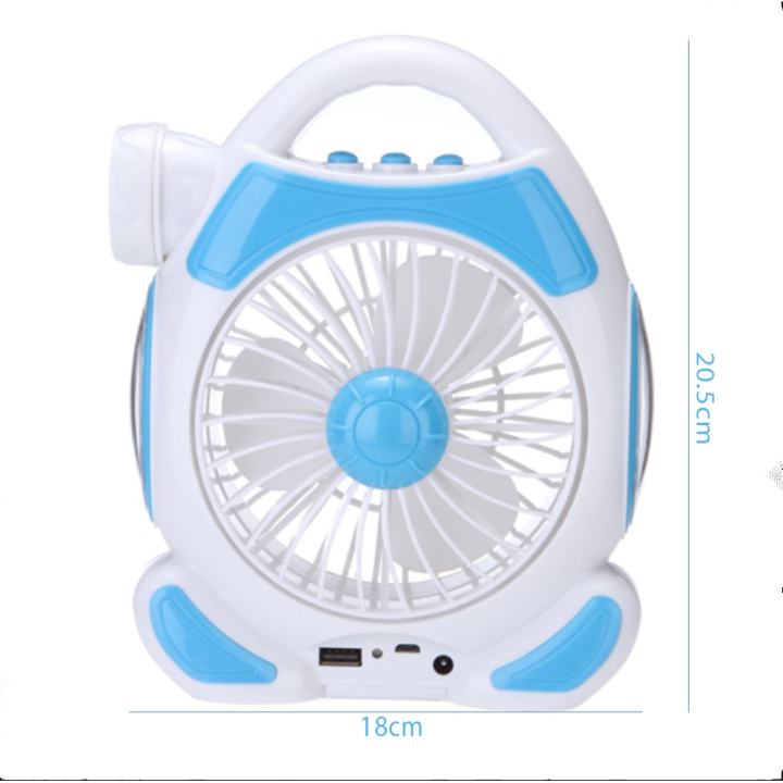 3-speed mini desktop fan with LED light | Lazada PH