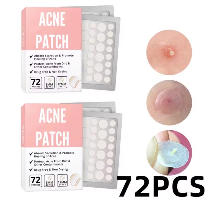 72 PCS Salicylic Pimple Patch Blemish Treatment Skin Care Acne Repair ...