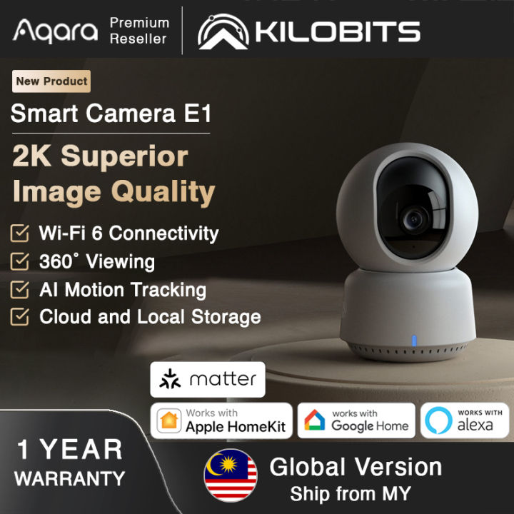 Aqara Camera E1 Smart Camera 1296P 2K HD Gateway Edition Global Version Assistant Infrared Night ...