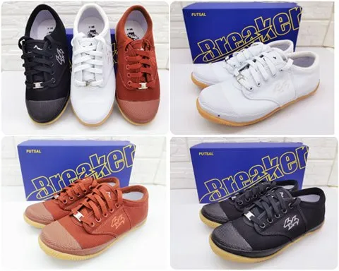 Breaker BK4 ฟุตซอล รองเท้าผ้าใบนักเรียน รองเท้าเบรคเกอร์ ฟุตซอล(พื้น ...