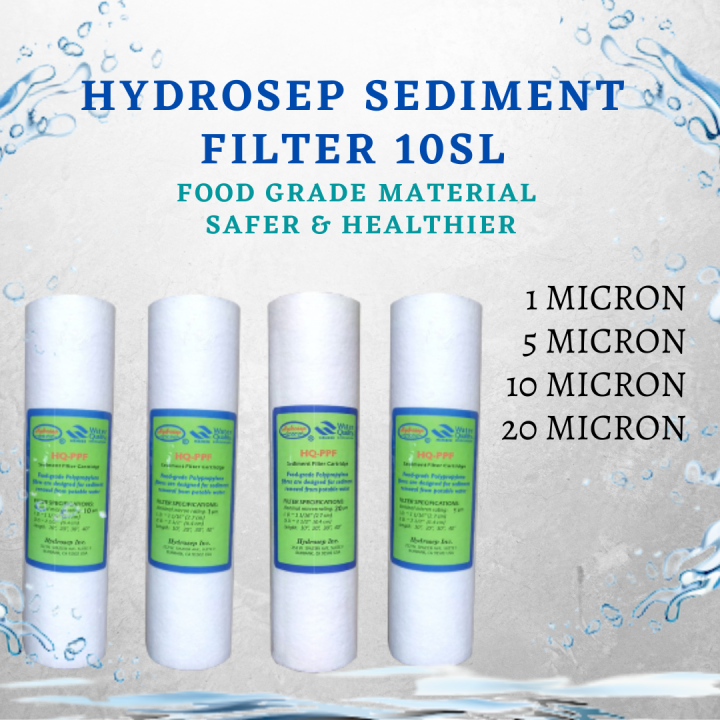Hydrosep Sediment Filter 10"SL 10inch filter | Lazada PH