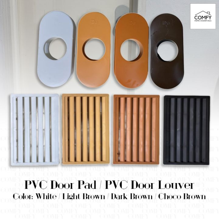 Plastic PVC Door Pad Protector Replacement Door Louver CR Toilet Door ...