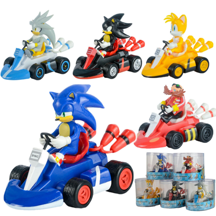 Anime Sonic The HEDGEHOG xe kéo ngược HEDGEHOG Shadow Tails knuckles ...