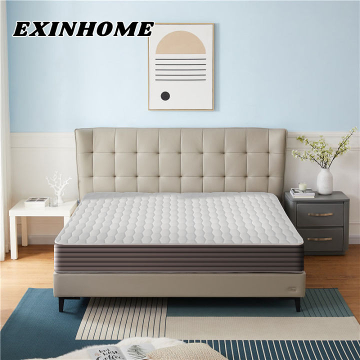 EXINHOME Memory foam Spring mattress Comfort Deluxe matress foam bed ...
