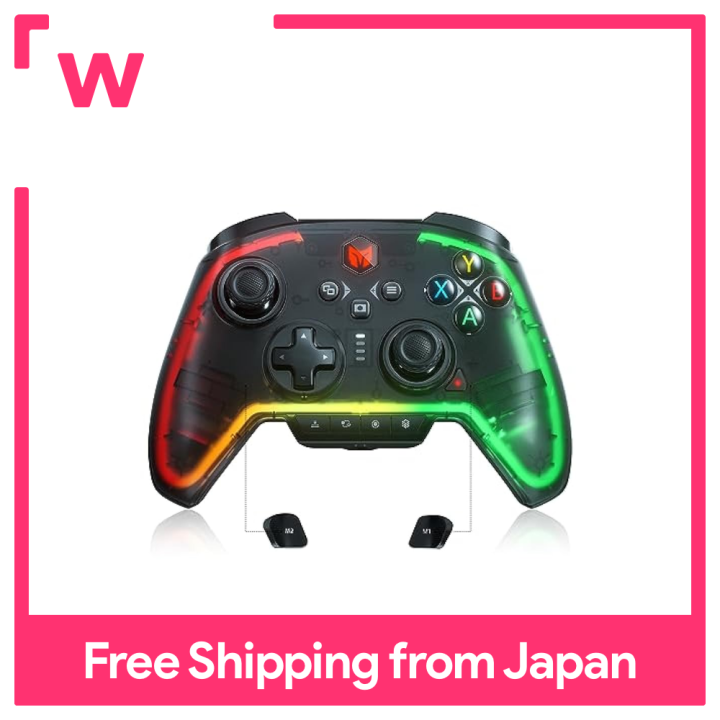 BIGBIG WON Rainbow 2 Pro Wireless Switch Controller, Bluetooth Wired PC ...