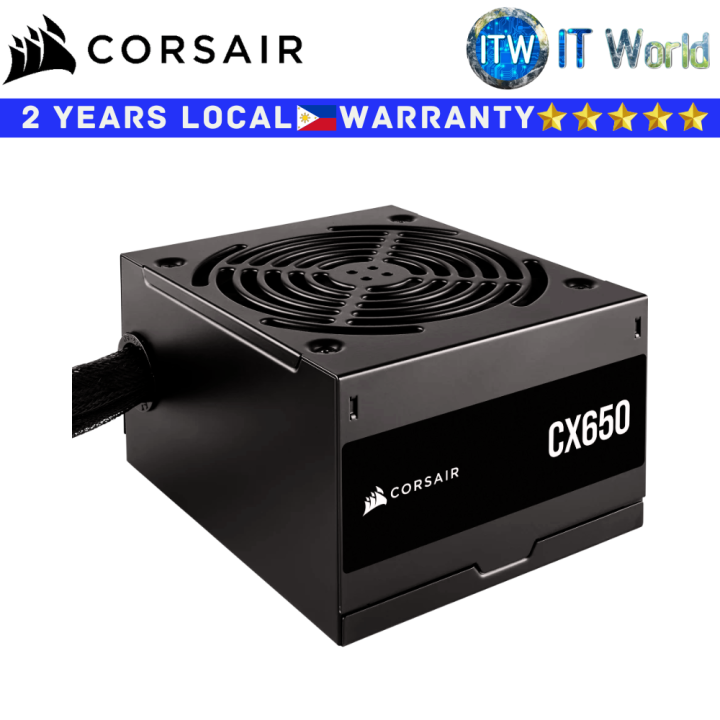 Itw | Corsair PSU 650 Watts Power Supply Unit 80+ Bronze Non-Modular ...